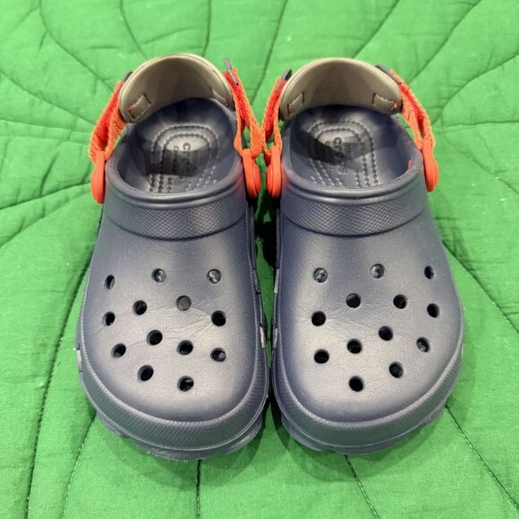 CROCS | Shoes | Crocs Kids C2 Navy Blue All Terrain Clogs | Poshmark